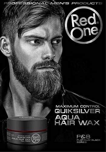 RedOne 150 ml Quicksilver Aqua Hair Wax (Grey/Red) - Velora Drogisterij