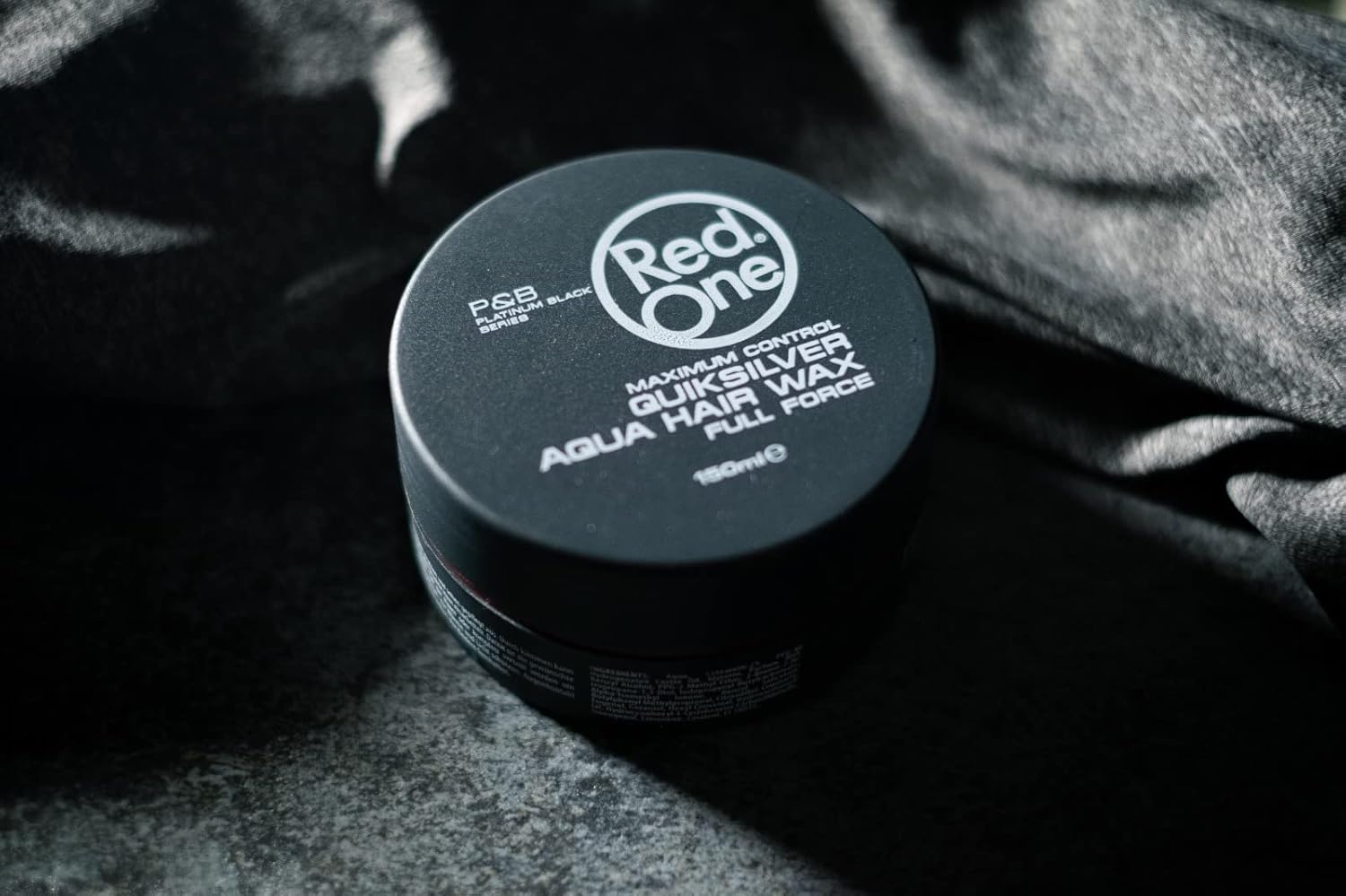 RedOne 150 ml Quicksilver Aqua Hair Wax (Grey/Red) - Velora Drogisterij